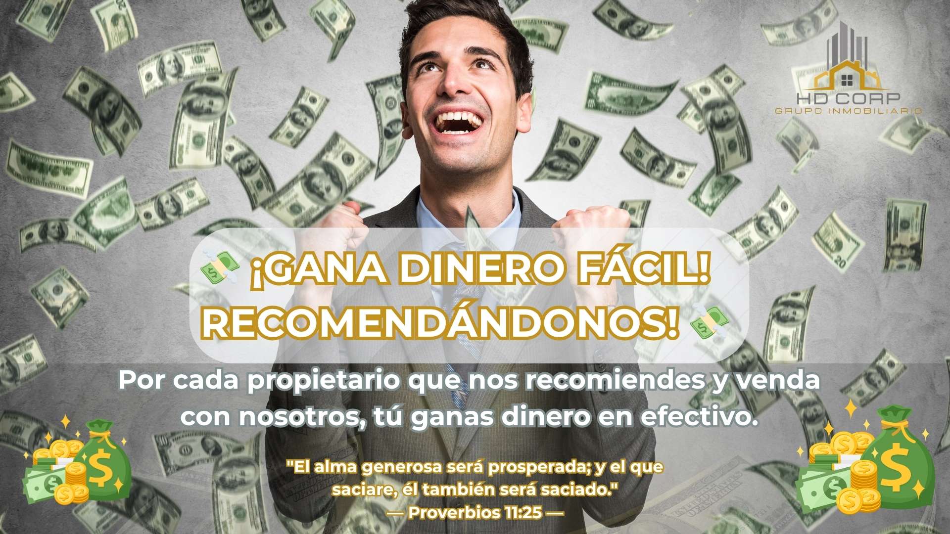 Refierenos y Gana Dinero Fácil - HD CORP GRUPO INMOBILIARIO
